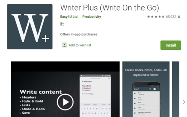 تحميل تطبيق Writer Plus لتسجيل المهام - باهي نت
